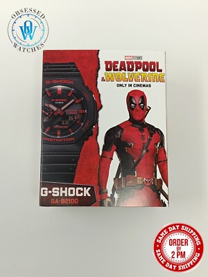 Stunning Casio G-Shock Deadpool Watch GA2100BNR-1AER-DP 🔥Limited ...