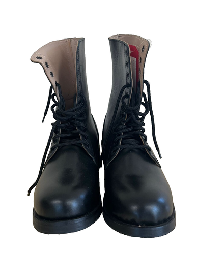 Reproduction WW2 German Army Panzer Boots- Size UK 11- Black Leather ...