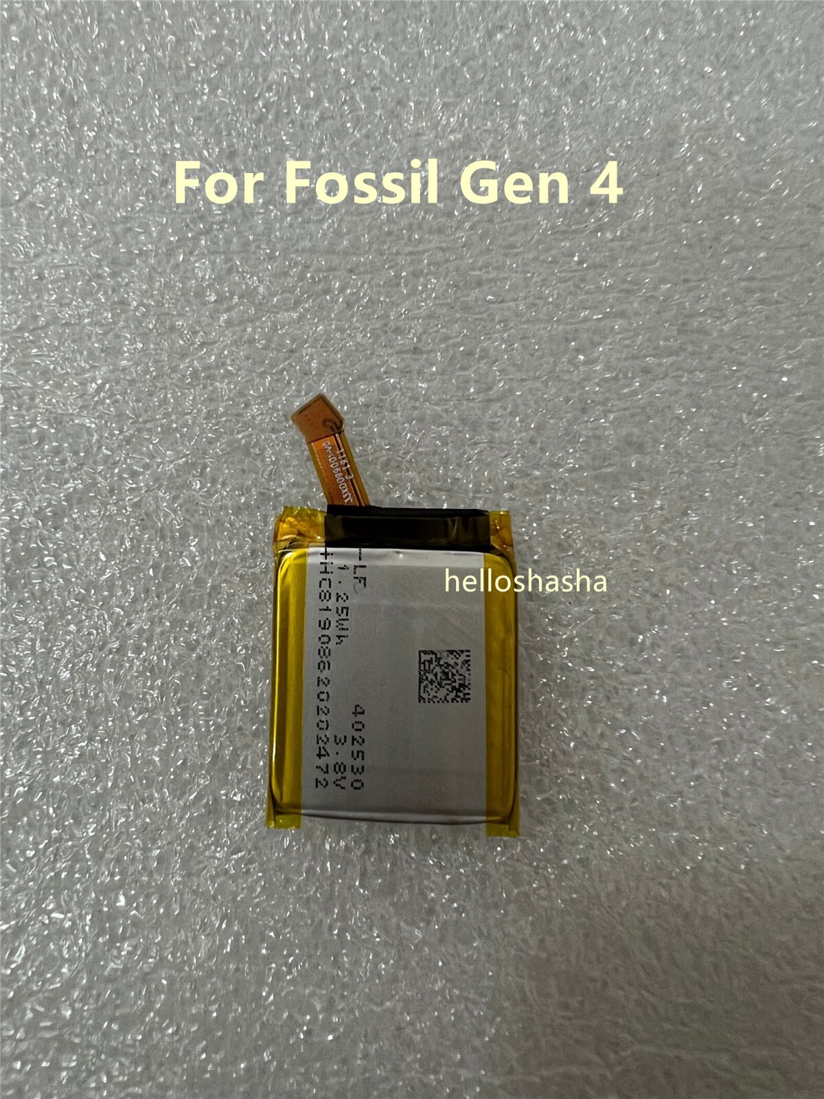 Original New Battery Pack For Fossil Gen 4 smart watch 1.25Wh 3.8V | eBay
