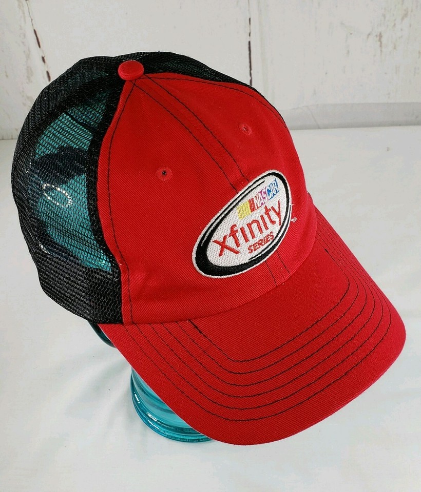 NASCAR Xfinity Series Embroidered Logo Trucker Hat Red & Black ...