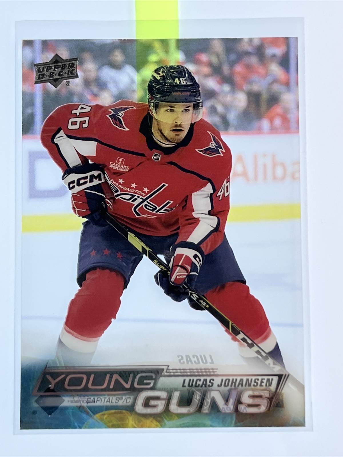 Lucas Johansen 2022-2023 Upper Deck Series 2 Young Guns Clear Cut RC ...