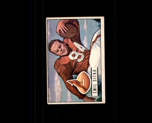 1951 Bowman 139 Emil Sitko VG-EX #D425789 | eBay