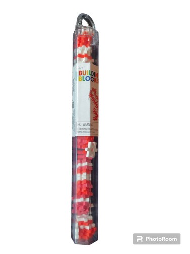 1-BRAND NEW Ankyo Hashtag Building Blocks 72 Count Tube- Pink Red White ...