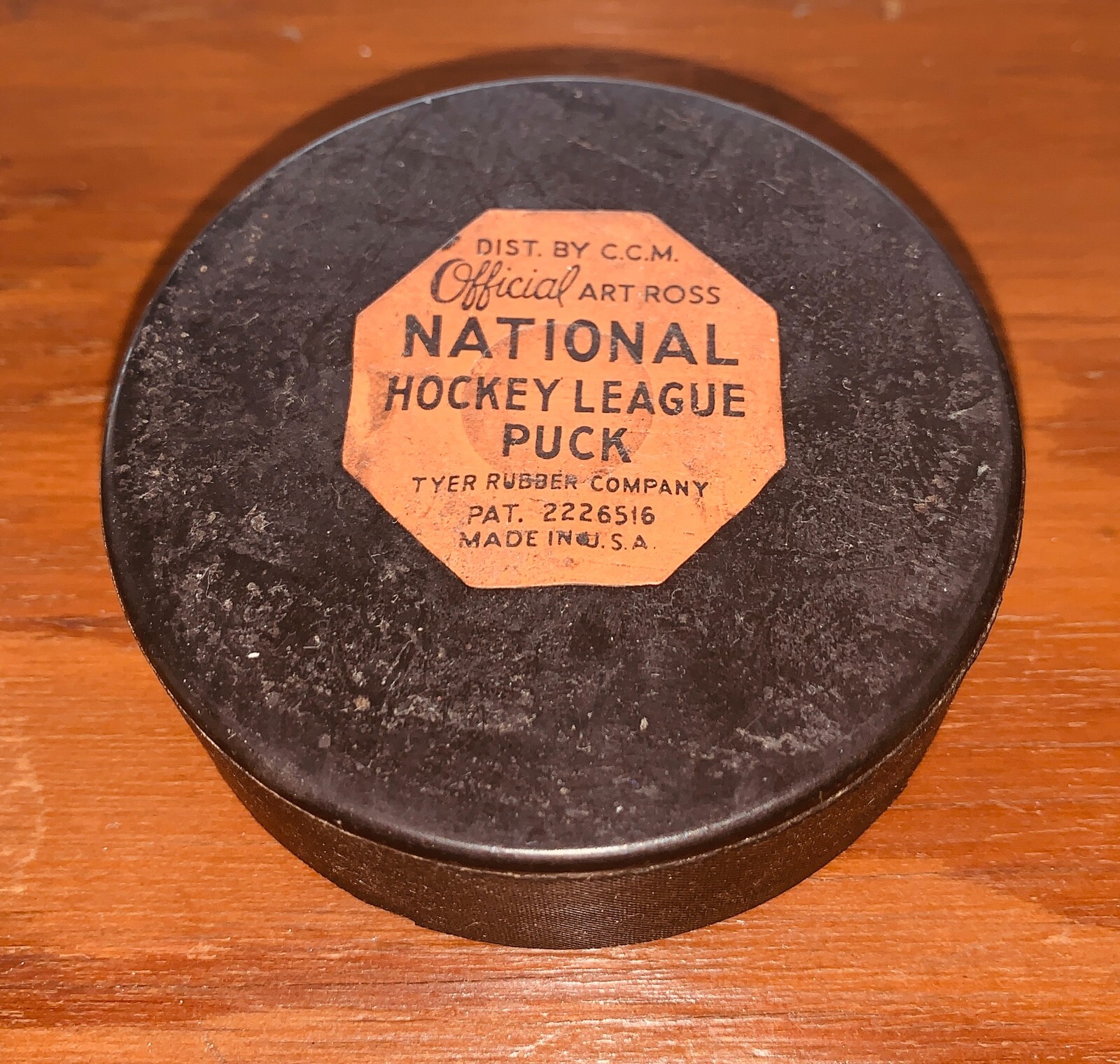 Toronto Maple Leafs Hockey Game Puck Art Ross CCM Rubber Vintage Made ...