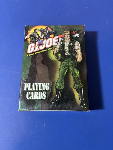 GI Joe Collectible Playing Cards Sealed New Old Stock Bicycle Brand ...