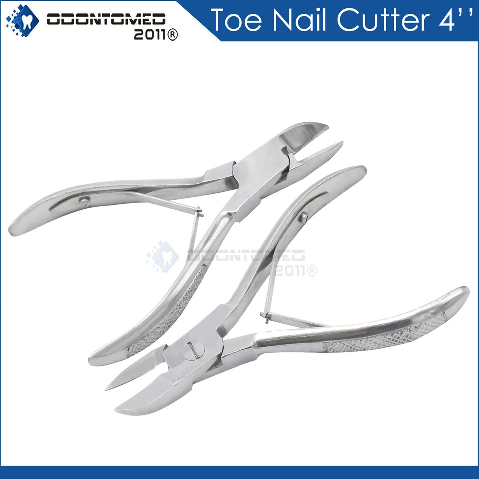 Toe Nail Clipper Cutter Surgical Steel Heavy Duty 4.5 Easy Cut+ Nail ...