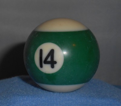 1pc pool balls Blue #14 Billiard Training Ball Snooker ball #14 ball 1 ...