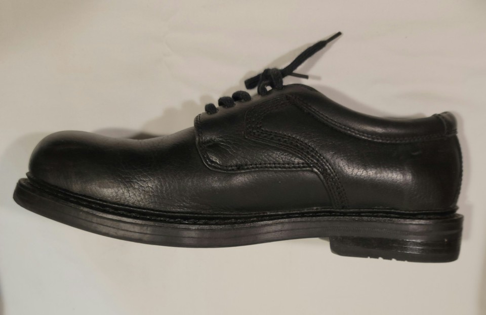 Frye Chandler Rainer Black Leather Lace Up Dress Work Shoes Boots Mens ...