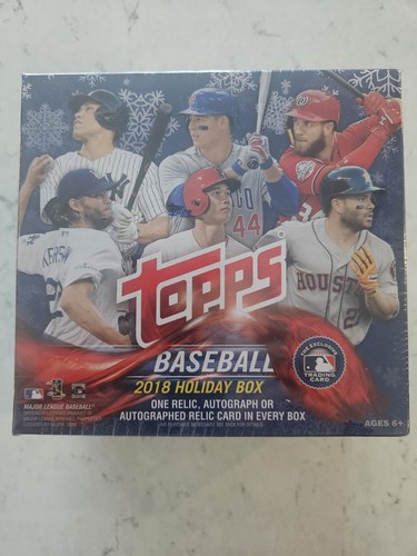 2018 Topps Baseball Holiday Box - Sealed - Perfect Condition - Ohtani ...