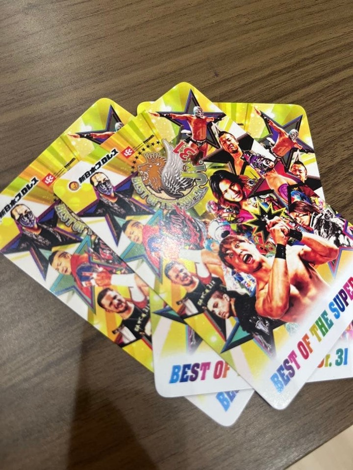 New Japan Pro Wrestling Special Playing Cards Kushida Player 3 Pieces ...