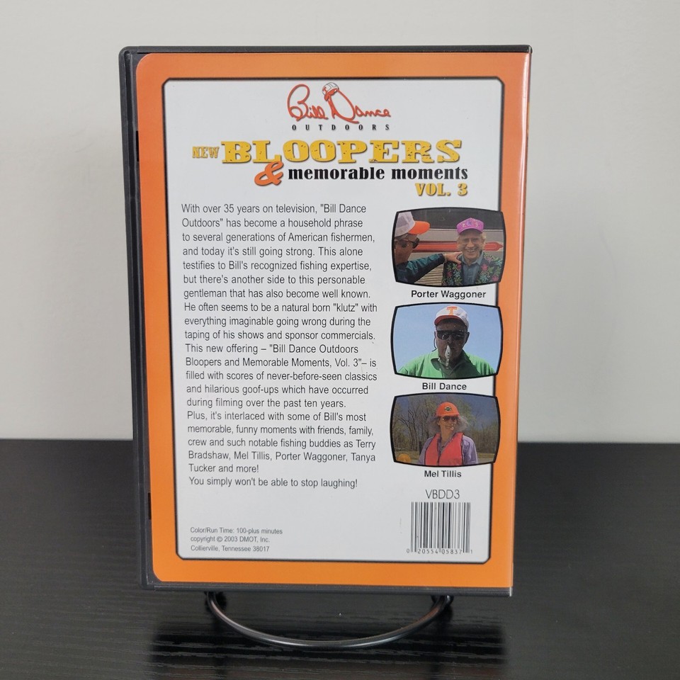 Bill Dance Outdoors: New Bloopers & Memorable Moments Volume 3 (DVD ...