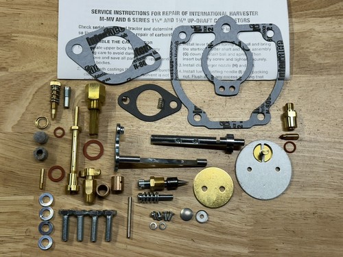 Farmall M W-6 Comprehensive carb kit 47387 & 50983 with 8557DX Throttle ...