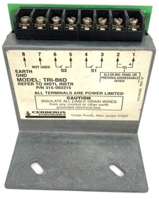 Siemens CERBERUS PYROTRONICS TRI-B6D PROGRAMMABLE DUAL ZONE MODULE | eBay