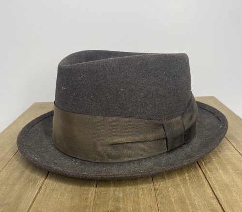 Vintage Stetson Gun Club Royale Deluxe 6 7/8 Hat Felt | eBay