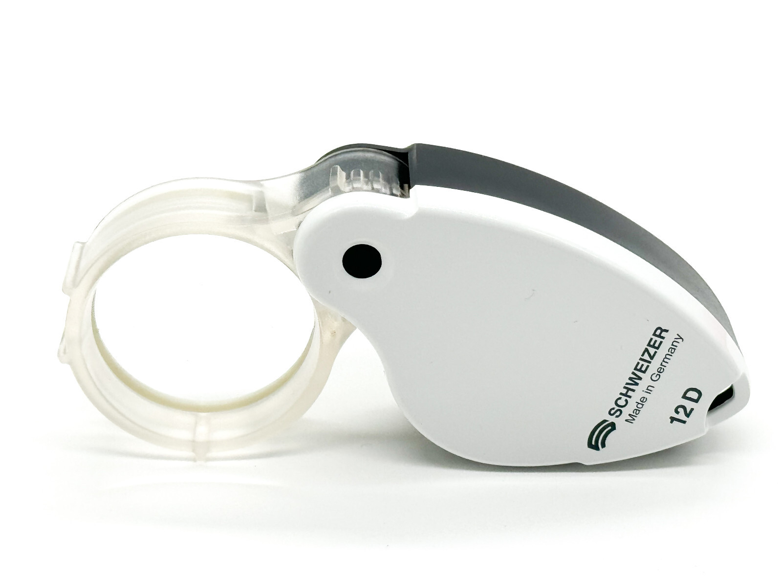 Schweizer Ergo Pocket Lupe 12D 3fach Einschlaglupe 181122 Leseglas ...