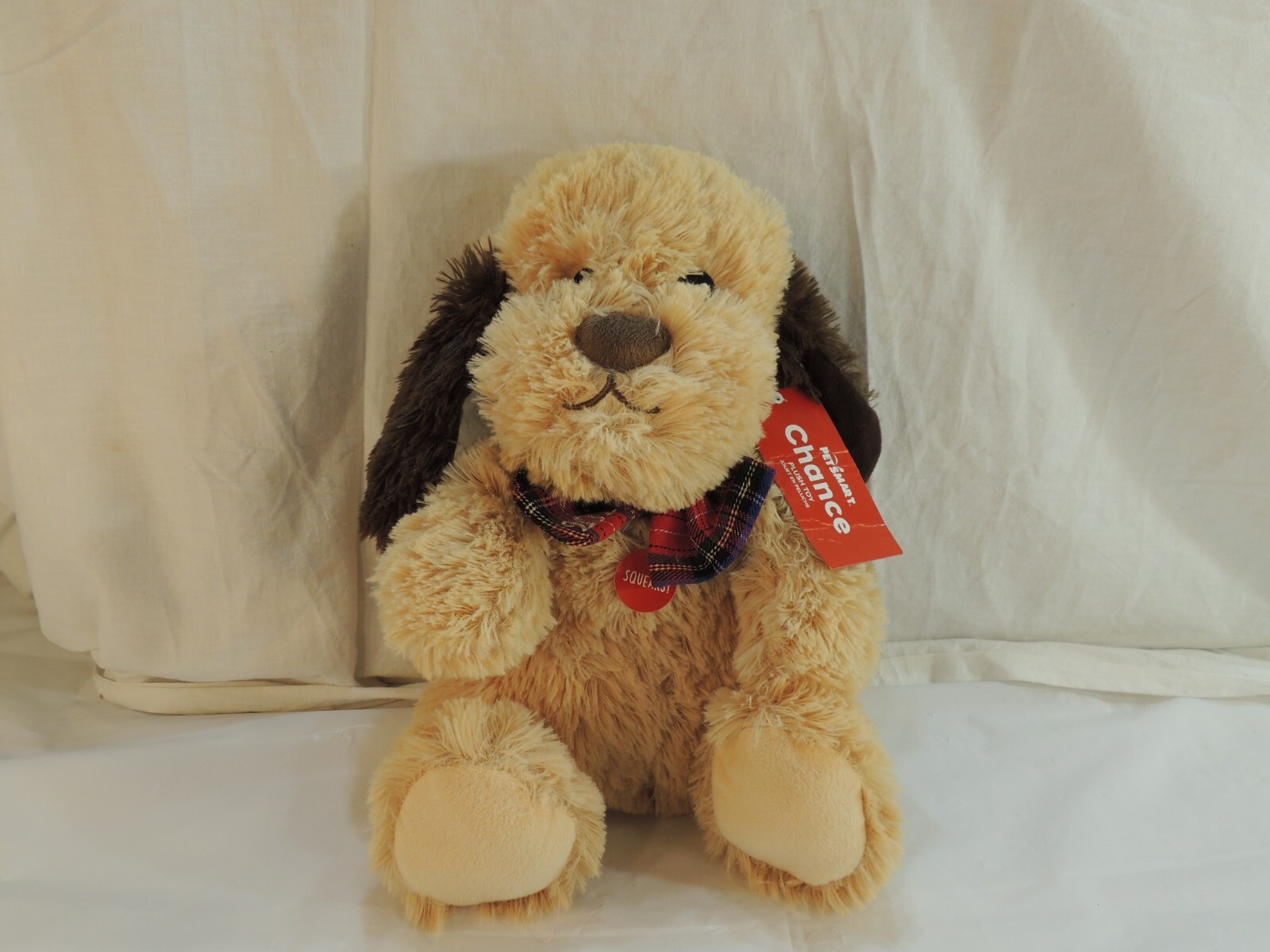 2022 Petsmart Chance Brown Dog Squeaker Toy Plush Stuffed Animal 11 ...