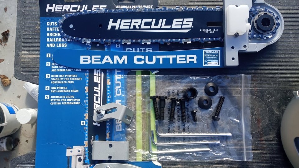 Cuts Up To 12'' Beam Cutter Circular Saw Blade Chain Attachment Metal ...