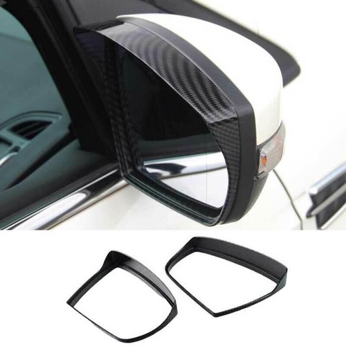 Carbon Fiber Rear View Mirror Sun Rain Guard 2PCS For Ford Escape Kuga ...