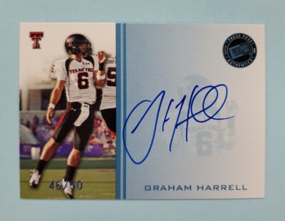 2005 Press Pass Graham Harrell Auto Blue #PPS-GH Card /50 | eBay