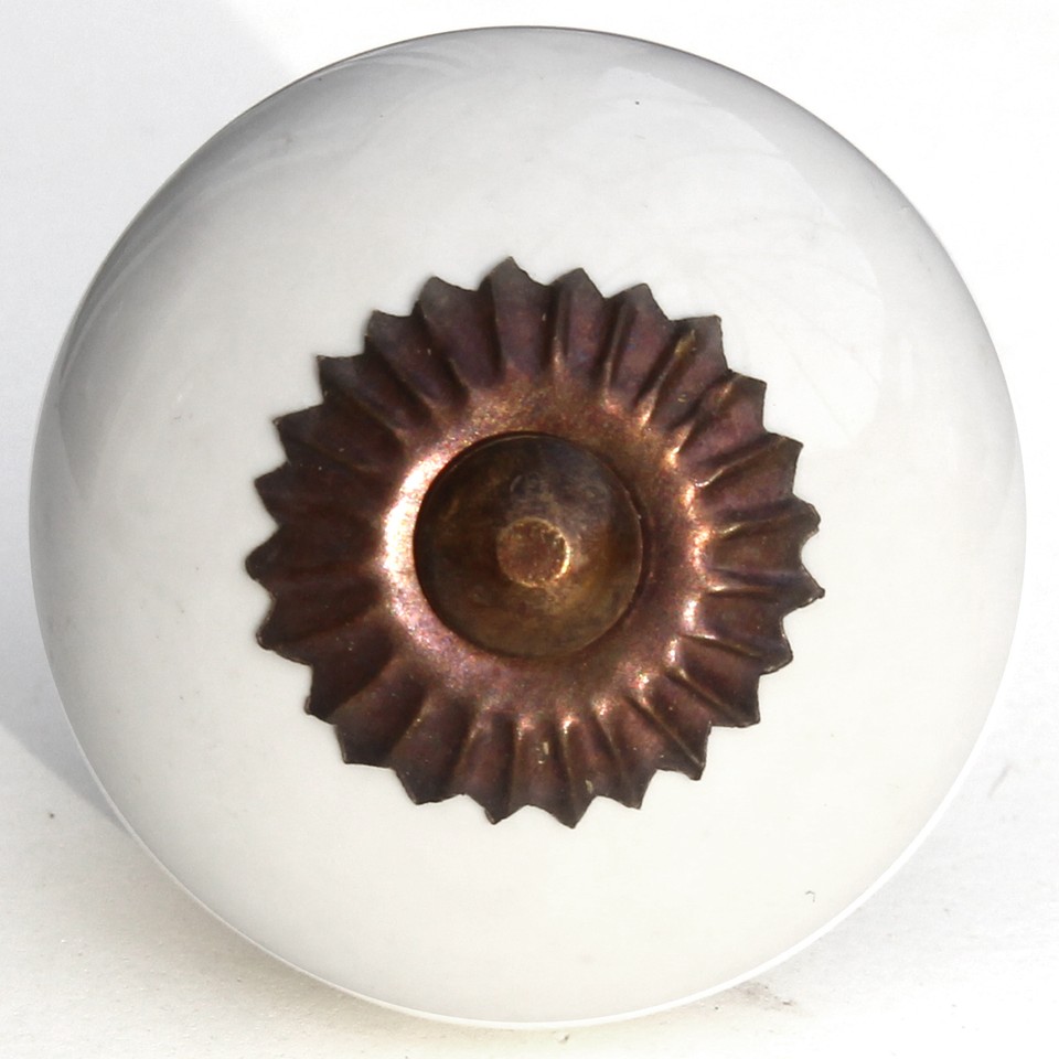 White cream ceramic knobs drawer pulls cupboard door knobs porcelain china | eBay