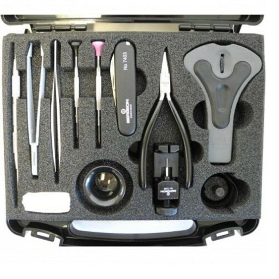 Bergeon 7812 Watchmakers Quick Service Tool Case Kit Watchmaker Watch ...