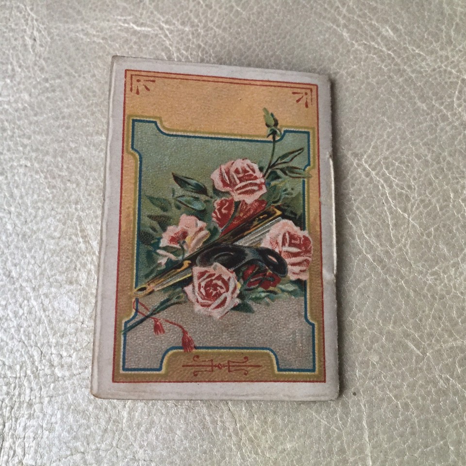 Miniatur Pub Calendar 1911 Colibri Femme A l’Eventail Calendar Almanach ...