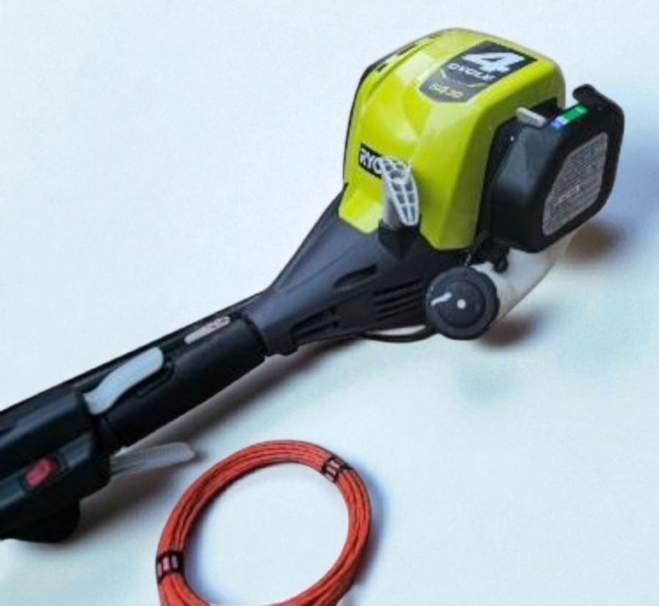 Ryobi RY4CSS 4-Cycle 30cc Attachment Capable Straight Shaft Gas Trimmer ...