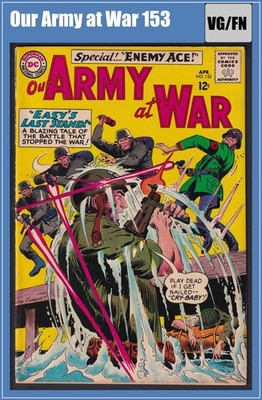 Our Army at War 153 (1965) VG/FN 2nd app Enemy Ace DC War Comics | eBay