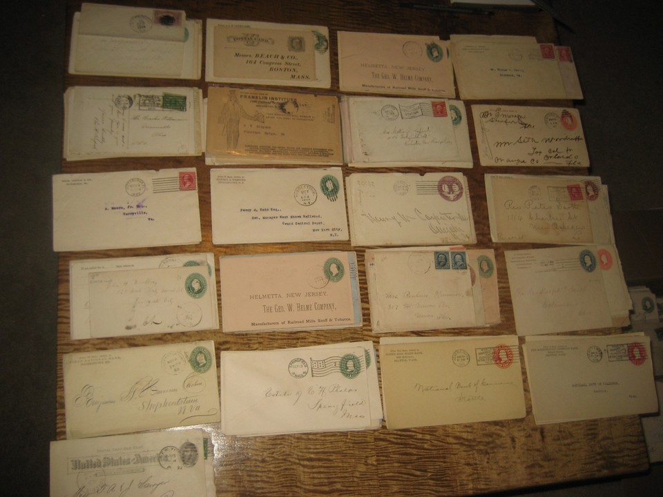 800+ Old letters, postal cards, fronts, from the late 1800s and early ...