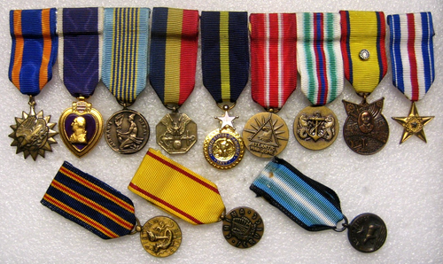US Military Medals mini size lot of 12 medal | eBay