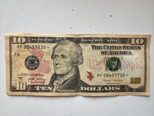 Ten Dollar US Star Note 2017 A | eBay