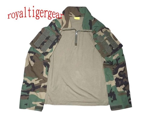 USMC Marines MARSOC M81 Woodland Camo Tactical Combat Top Shirt Uniform ...