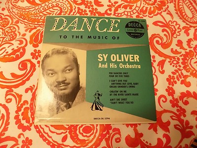 SY OLIVER: Dance To The Music LP (10") Jazz | eBay