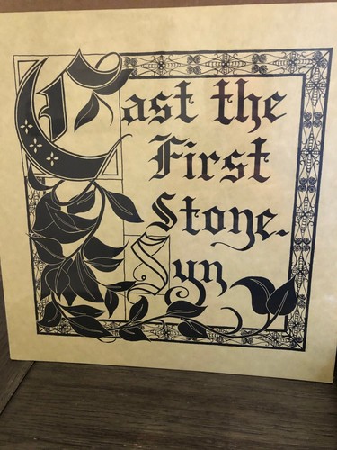 SYN "CAST THE FIRST STONE" SEALED ORIGINAL PSYCH | eBay