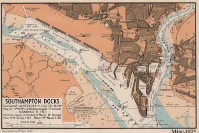 1900-Now - Admiralty Sea Chart Map