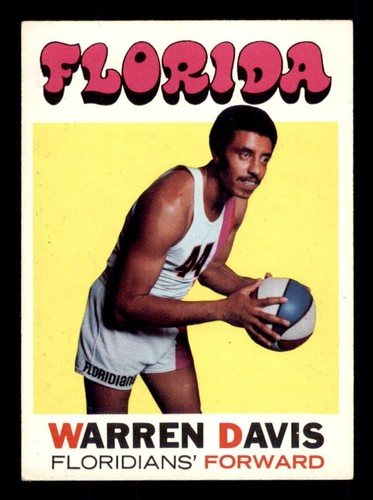 1971 Topps Basketball #219 Warren Davis EX/MT *e1 | eBay