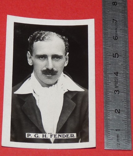 CRICKET CHUMS CRICKETERS 1923 REAL PHOTO #3 P.G.H. FENDER ENGLAND ...