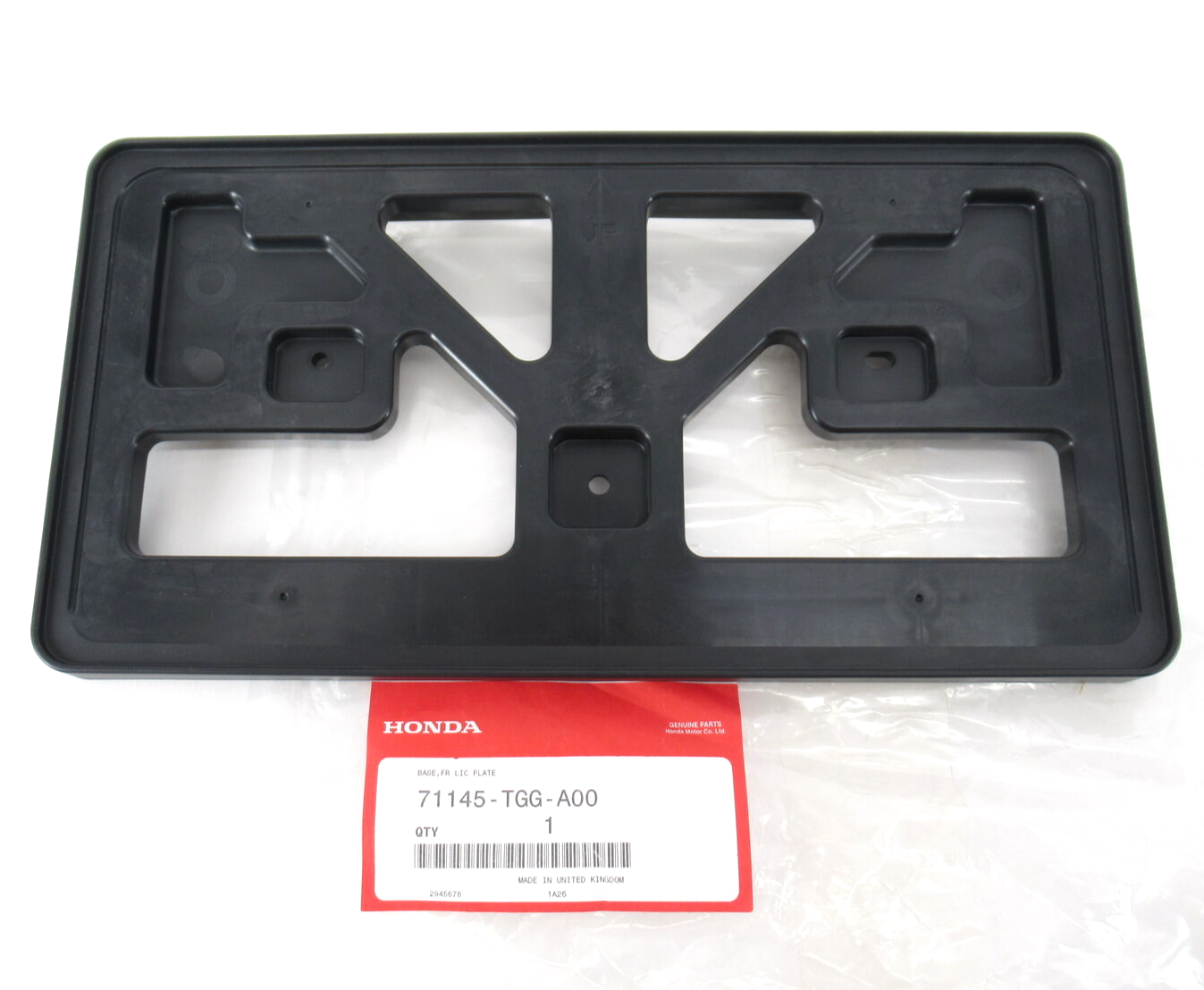 Genuine OEM Honda 71145-TGG-A00 Front License Plate Bracket 2017-2020 ...