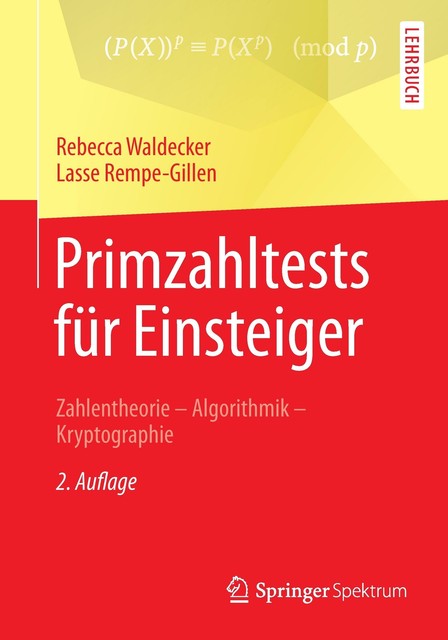 Primzahltests für Einsteiger von Lasse Rempe-Gillen (2015, Taschenbuch ...