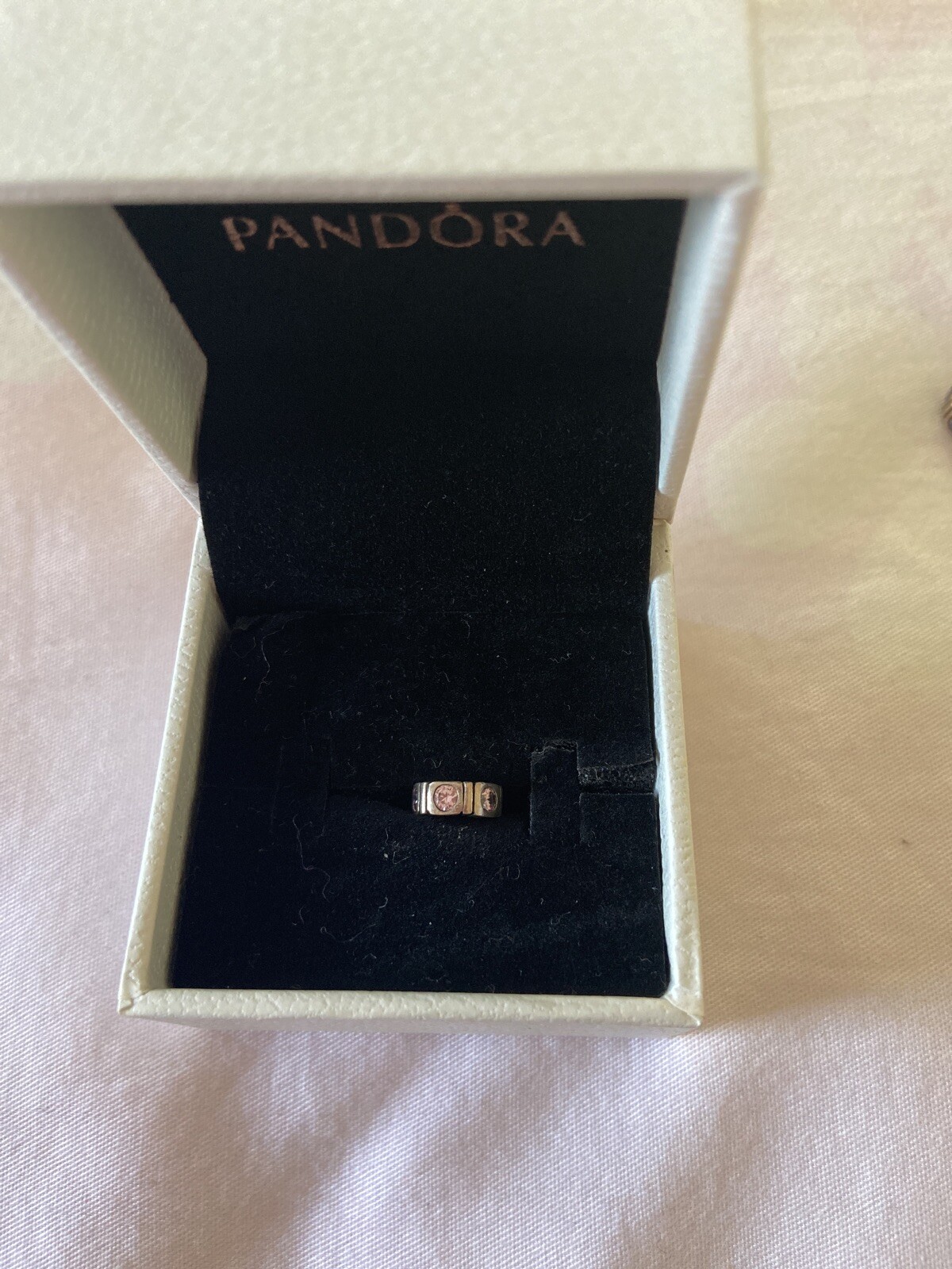 Pandora Light Pink Trinity Spacer Beaded Charm | eBay