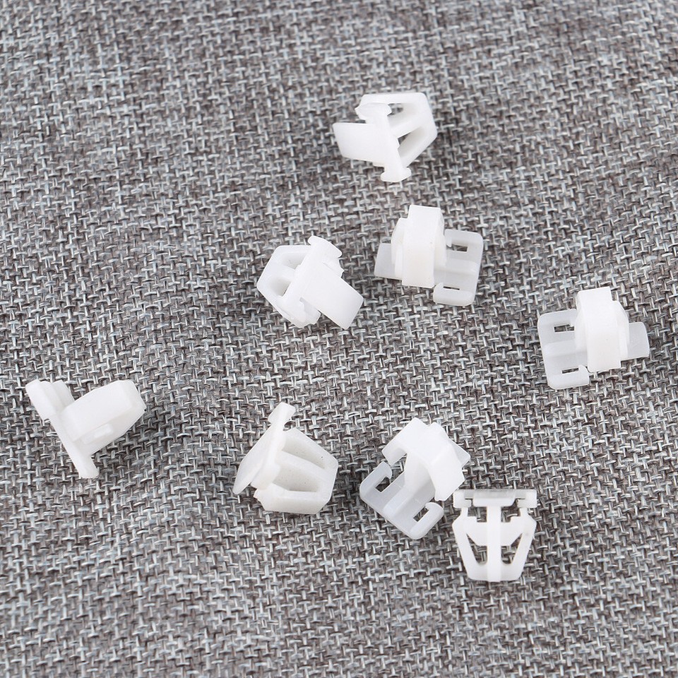 10 Nylon Front Door Body Side Molding Clip Retainer A20783 Fit Honda ...