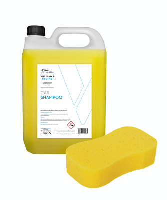 Car Shampoo 5L and Jumbo Sponge PH Neutral formula Williams Racing ...