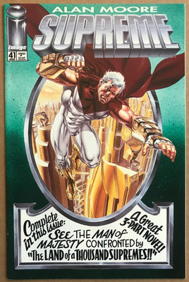 Supreme #41 By Alan Moore 2nd Print Superman Homage Variant Image NM/M ...