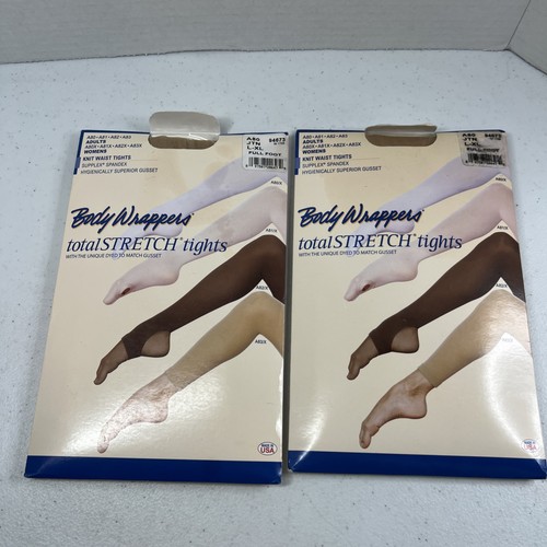 BODY WRAPPERS A80 Full Foot Tights Large/X-Large JAZZY TAN Lot Of 2 | eBay