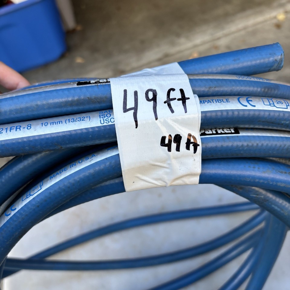 Parker 221FR-8 10mm Marine Fire Resistant Fuel Hose | eBay