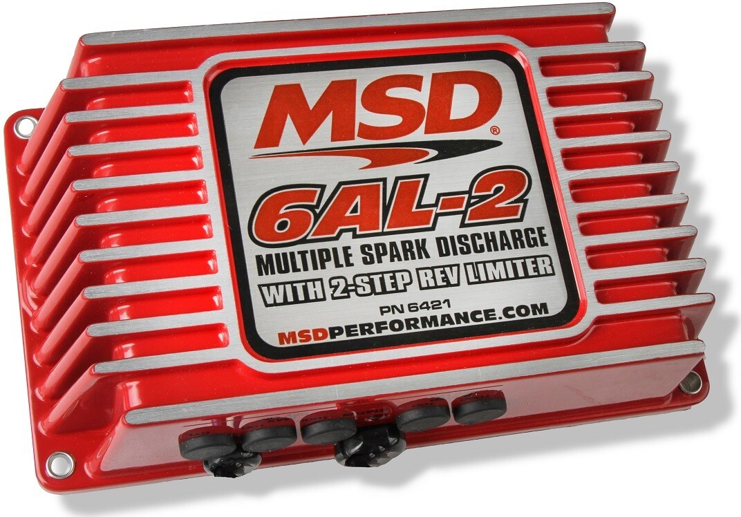 MSD 6AL-2 IGNITION CONTROL,RED,UNIV,BUILT-IN 2 STEP REV-LIMITER,ROTARY ...