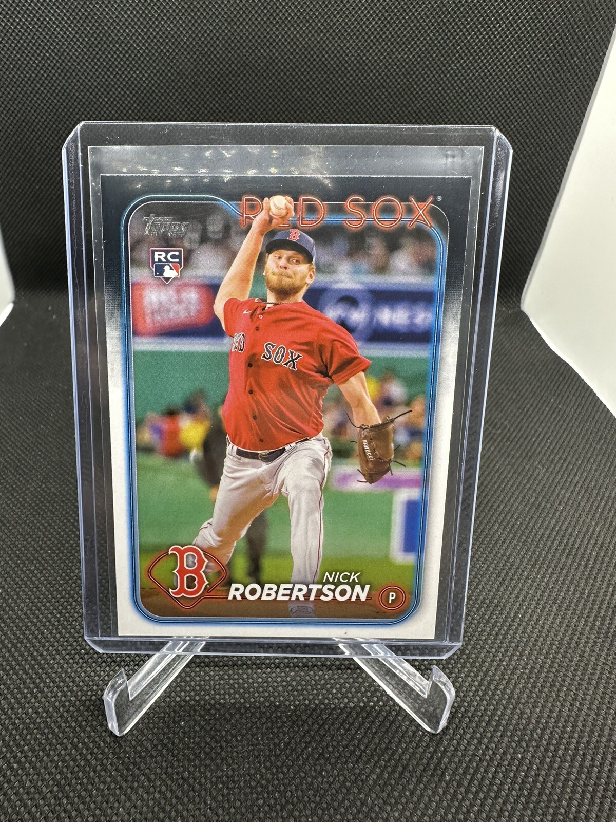 2024 Topps Series 1 Nick Robertson RC Rookie #13 Boston Red Sox ...