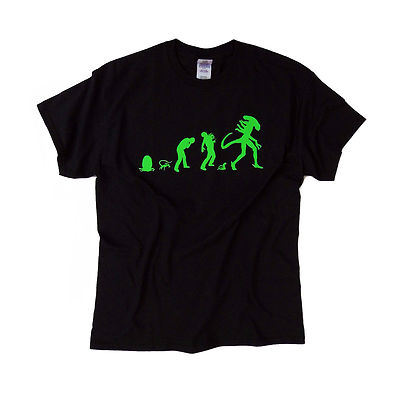 High quality long-lasting print > "ALIEN Evolution" T shirt > S - 5XL ...