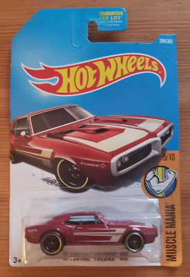2017 Hot Wheels - '67 Pontiac Firebird 400 - 5/10 - Muscle Mania- 284/ ...