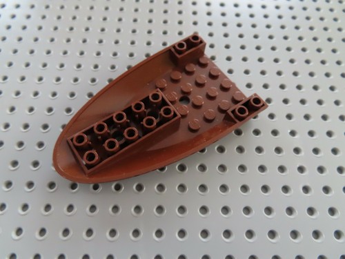 Lego 1 x pannello fusoliera aereo 87611 rosso-marrone 6x10 negativo ...